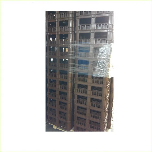 Qs Logistics Stackable Plastic Rectangular Milk Basket For Milk ...