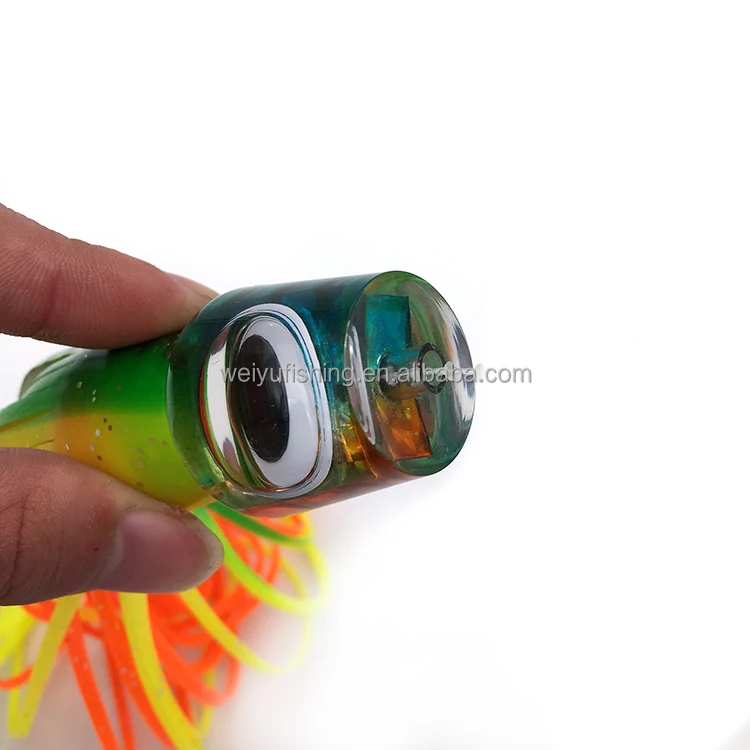 7.5inch Cupface Resin Head Trolling Fishing Lure - Buy Trolling Lure ...