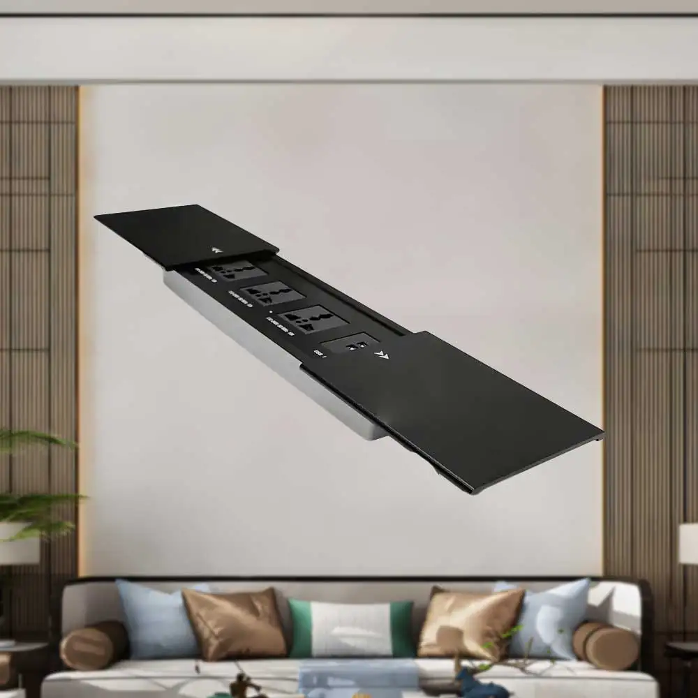 Oswell Conference Table Socket Charger Slide Cover Desktop Socket - Buy Slide Cover Socket ...