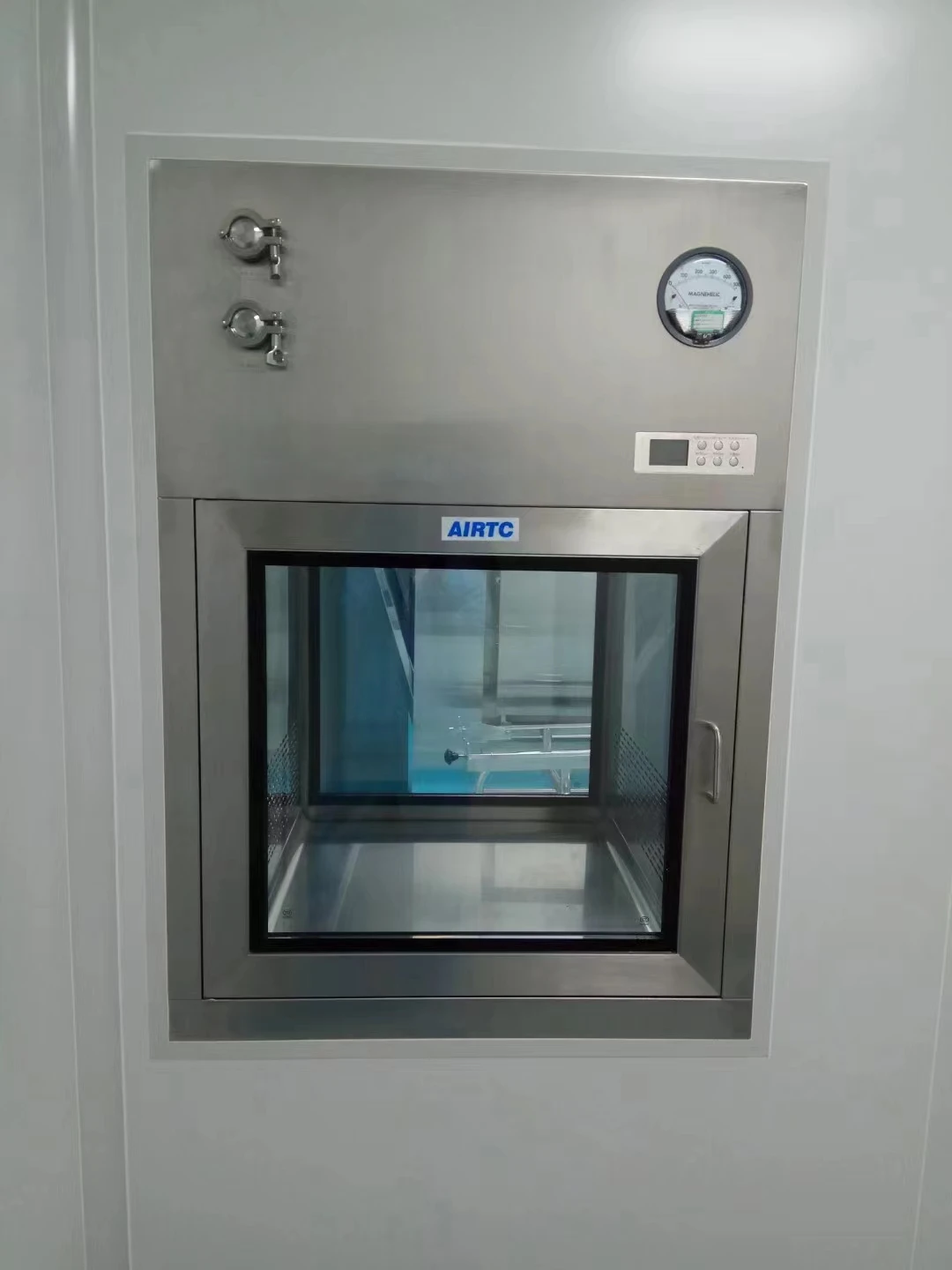 Airtc Clean Room Pass Thru Cabinet Static Pass Box With Electronic ...