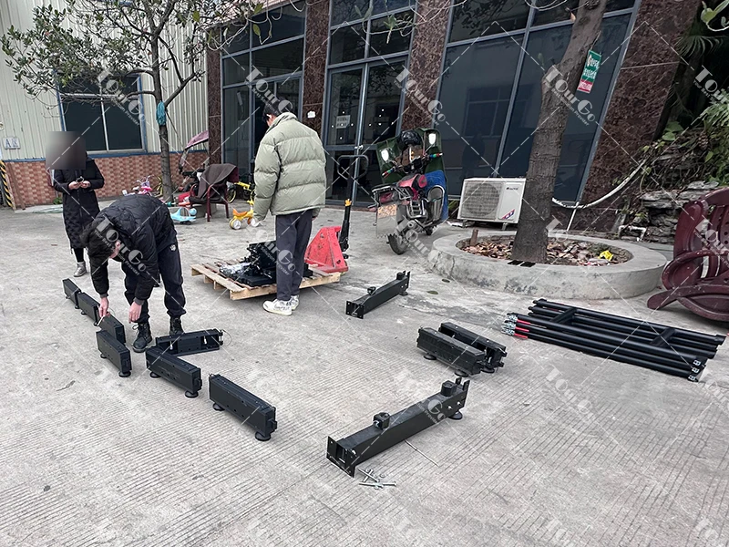 Aluminum LED Video Wall Truss Ground Support Stack System