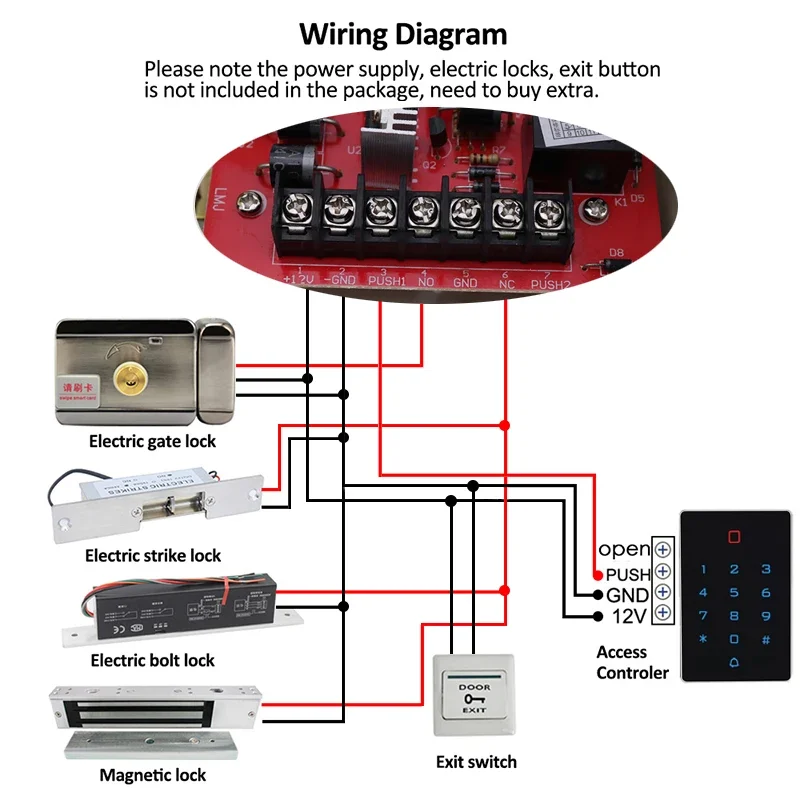 12vdc Remote Control Access Control Power Supply Switch 3a/5a Time ...