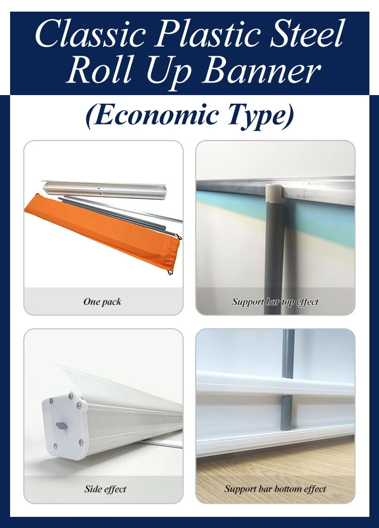 Luxury Roll up Banner - Portable 85X200 with Custom Logo