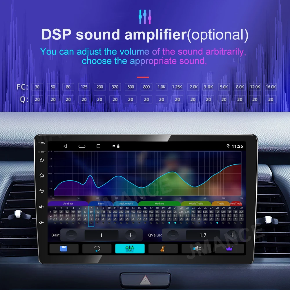 Universal 10inch 2din Ips Screen Multimedia Gps Android 10 Carplay 2 ...