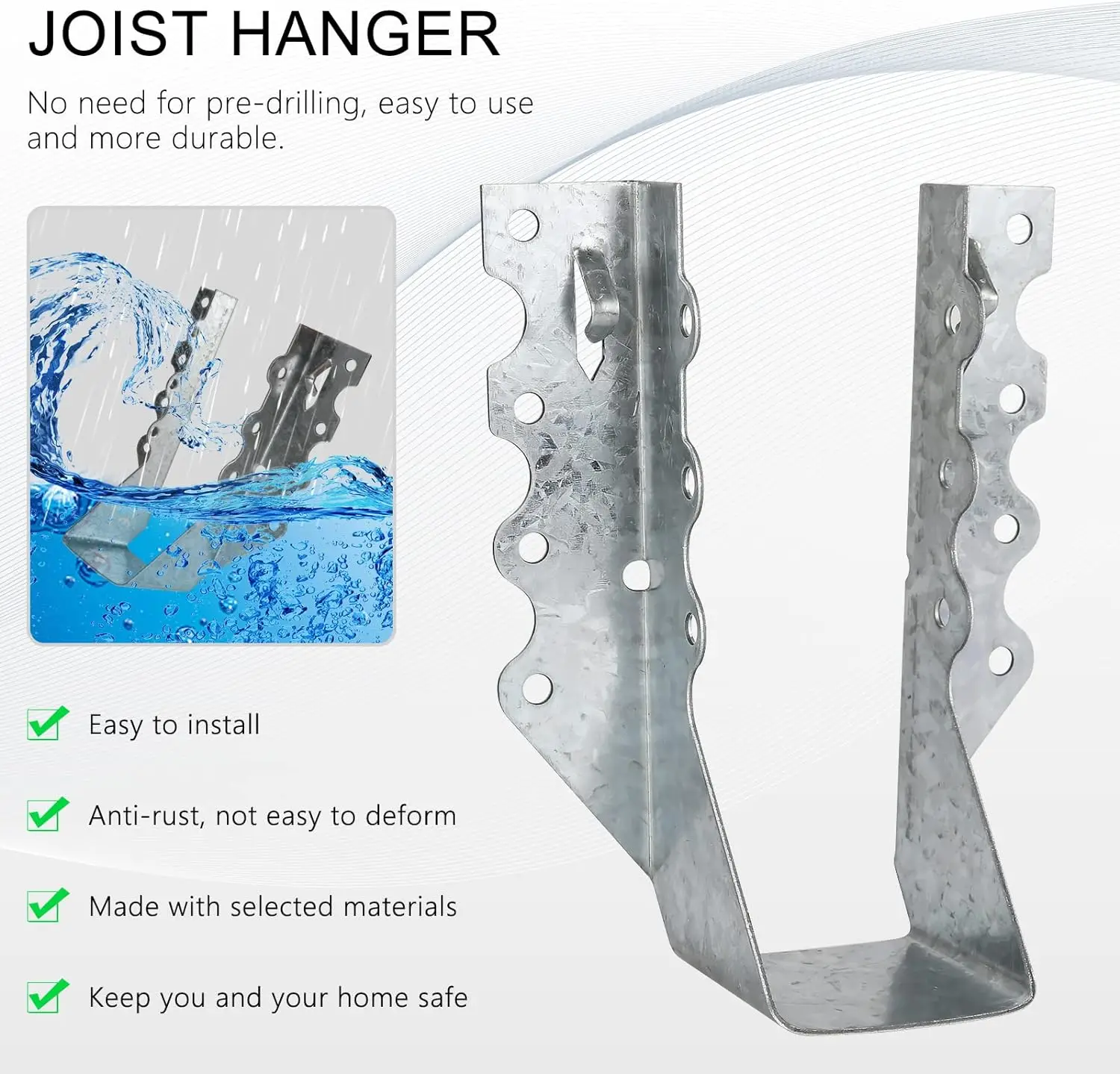 Multi Shaped Galvanized Wood Timber Connectors Bracket Joist Hangers ...