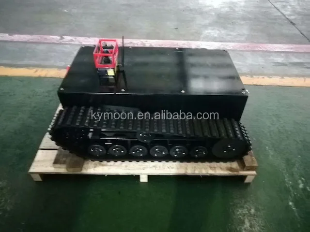 Tracked Vehicle Chassis Light Rubber Track Undercarriage Rubber Track ...