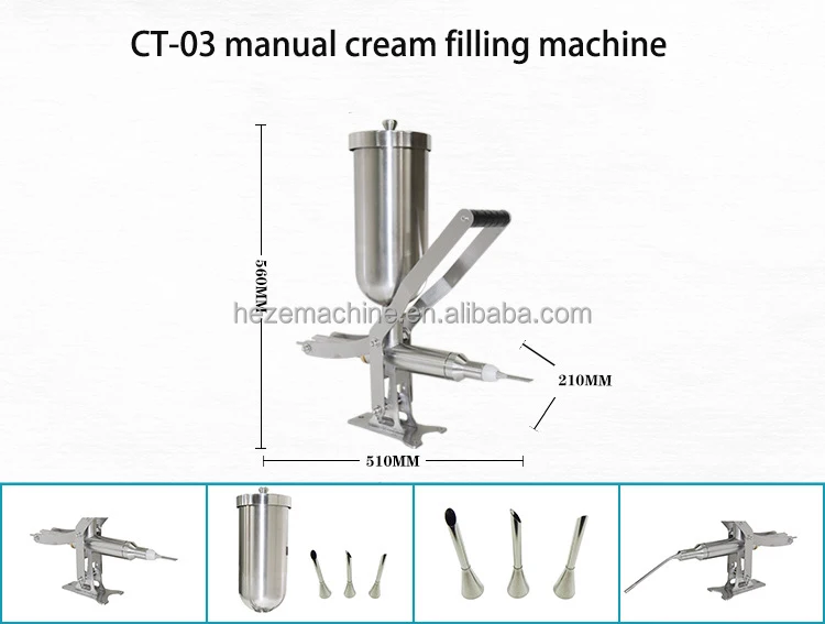Stainless Steel Churros Filling Machine & Filler - Bakery Use, OEM