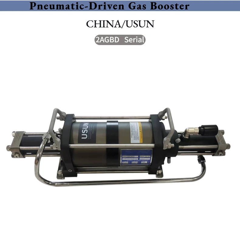 USUN 2AGBD60-CO2 CO2 Gas Booster - 9000 PSI High Pressure Pump