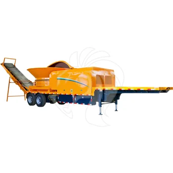 Heavy-duty Mobile Tub Grinder For On-site Wood Recycling And Mulching ...
