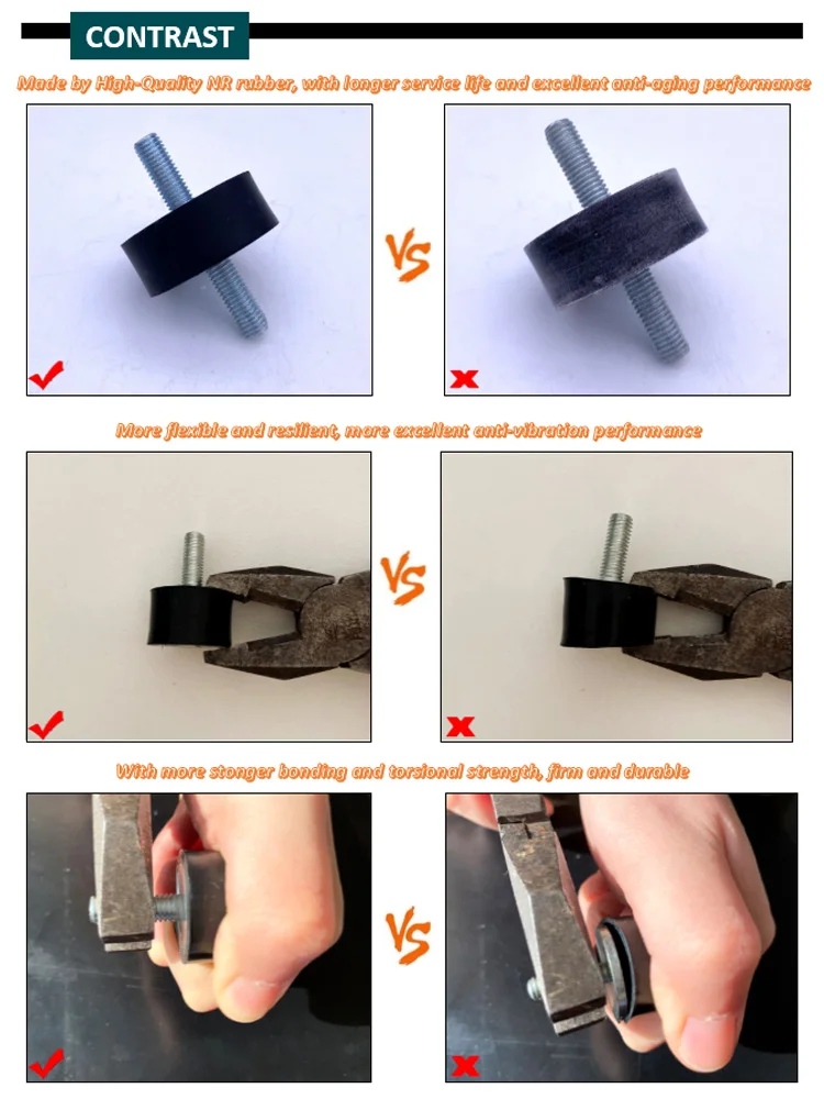 Rubber Damper - Shock Absorber Damper for Vibration Control