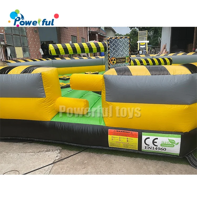 Cheap Price Inflatable Meltdown Game Wipe Out Obstacle Course