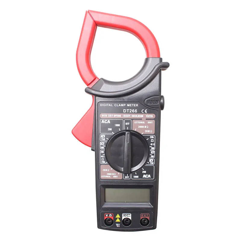 Digital Multimeter Clamp Ammeter Dt266 - Buy Digital Multimeter Clamp ...