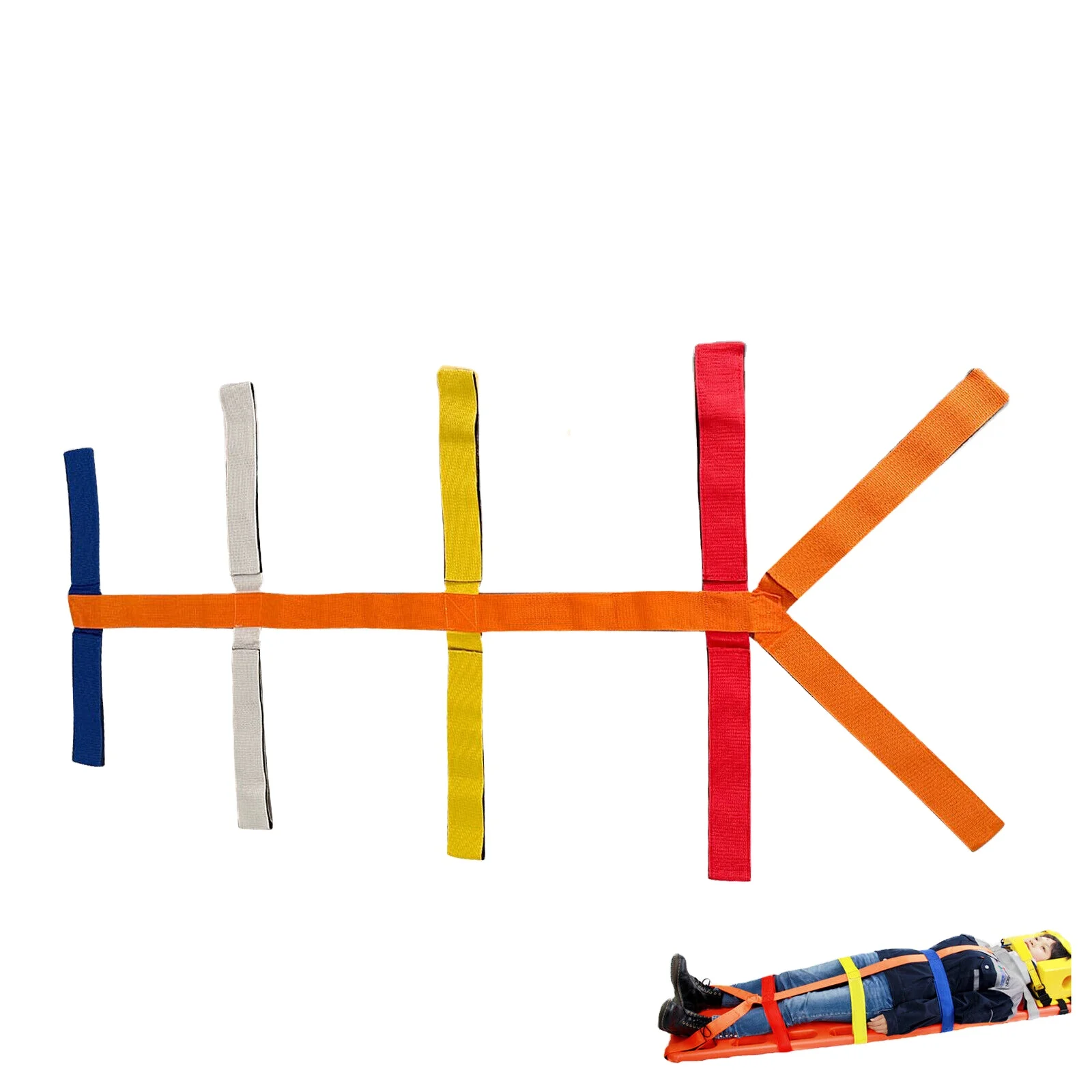 Medresq Quick Restraint System Spider Strap 10 Point 5 Strap System ...