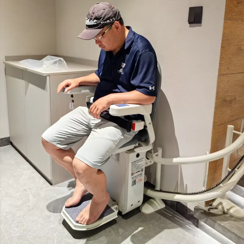 Corridor Stairlift Elevator Indoor Elderly Curve Electric Climbing ...