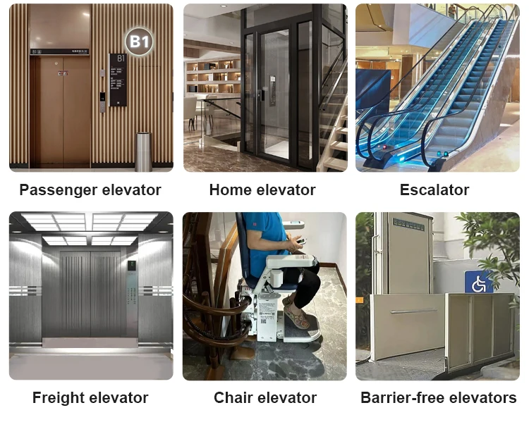 2-5 Floors Small Shaftless Residential Elevators Hydraulic Ascensor ...