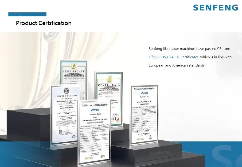 SENFENG Laser Cladding 3D Printed Metal Parts Workstation