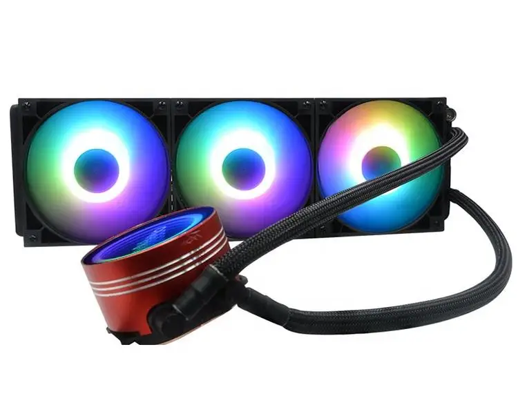 OEM 360mm CPU Liquid Cooler Water Fan Cooling Kit Pc Watercooling Aio ...