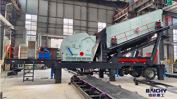 Wheel Type Portable Automation Mobile Impact Crusher Quarry Granite ...