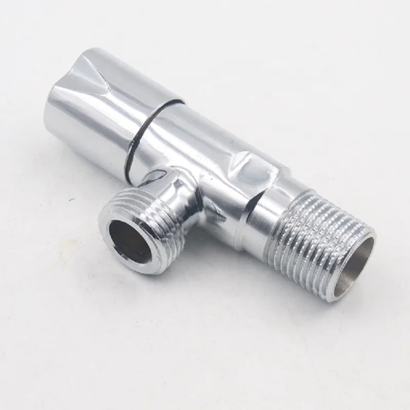 Two Way Bathroom Brass Water Control Angle Valve - Durable & Efficient
