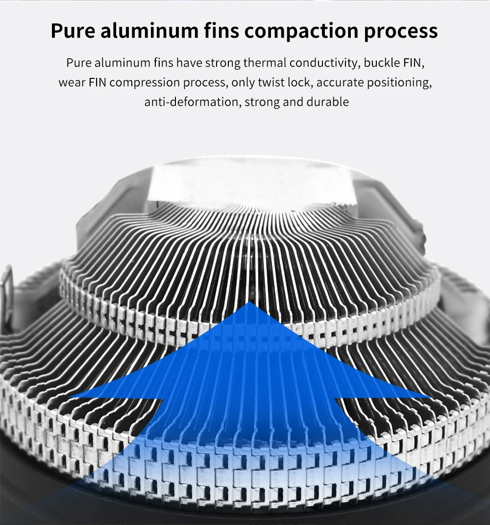 Tishric 120mm Rgb 3 Pin Quiet Cpu Cooler Fan Radiator Intel Lga 1151 ...