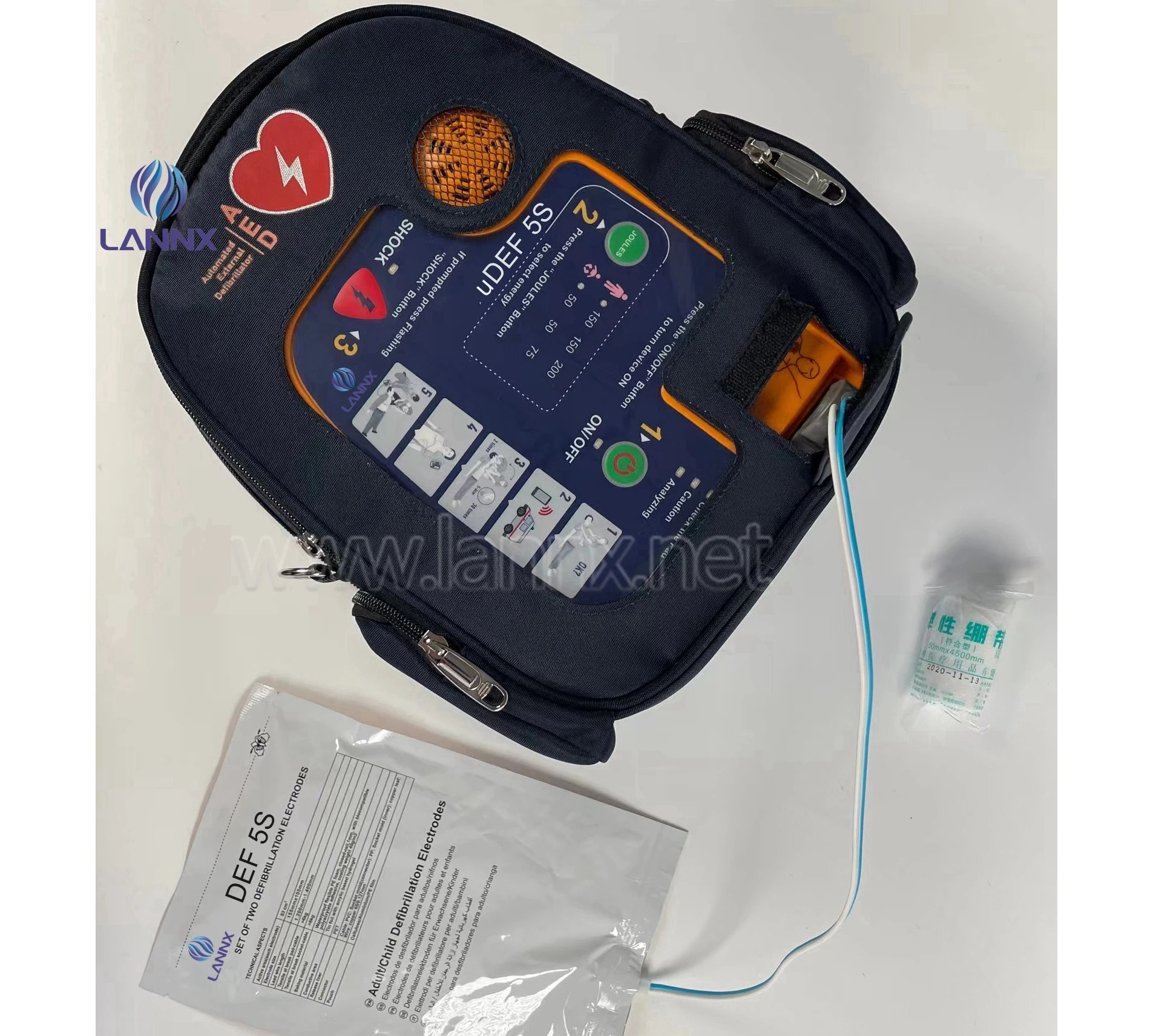Lannx Udef T4 Mini Hospital Defibrillator Cpr Training Trainer Medical ...