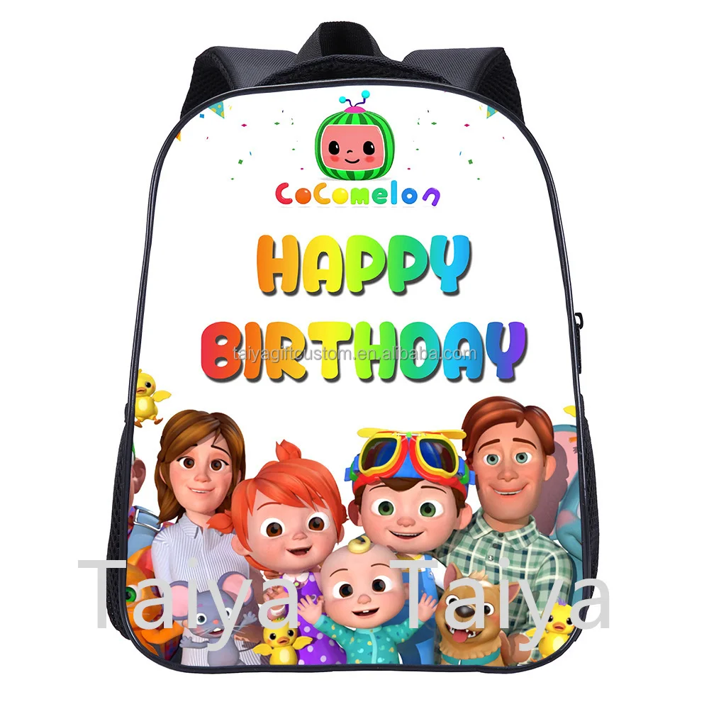 2023 Children School Backpack Cartoon Animals Cocomelon Baby Jojo ...