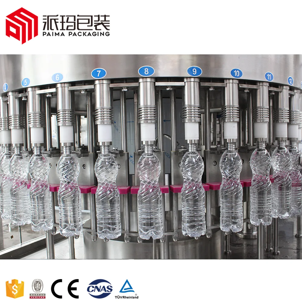 Complete 3 in 1 Plastic Bottle Pure Mineral Water Production Line