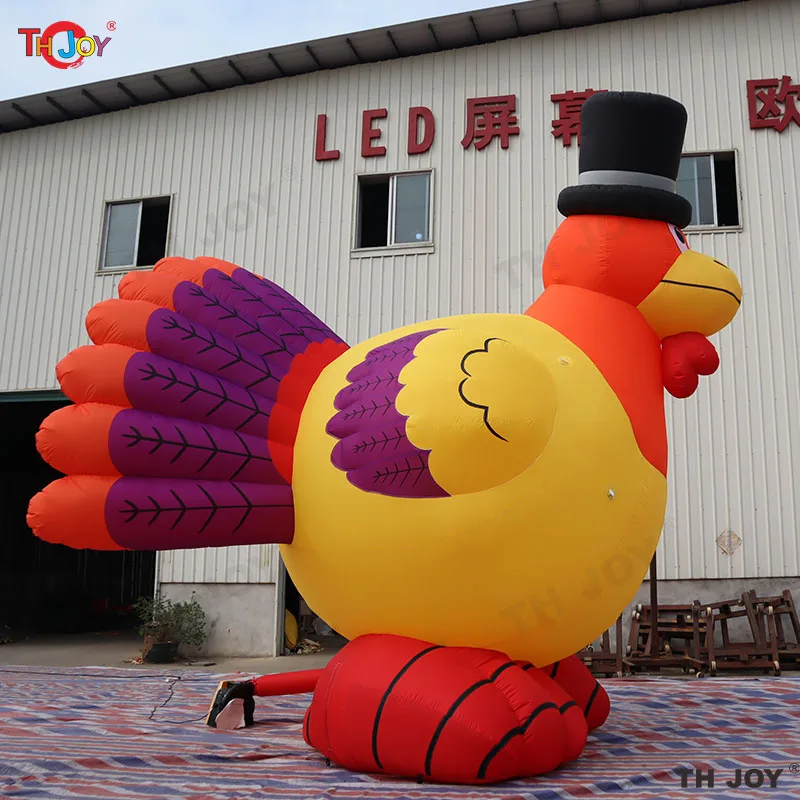 Giant 6m Inflatable Turkey for Thanksgiving Outdoor Display - Eye ...