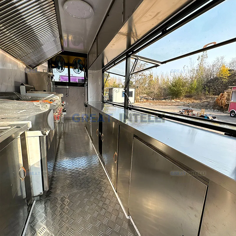 Mobile Kitchen Trailer - Food Vending Trucks on Wheels
