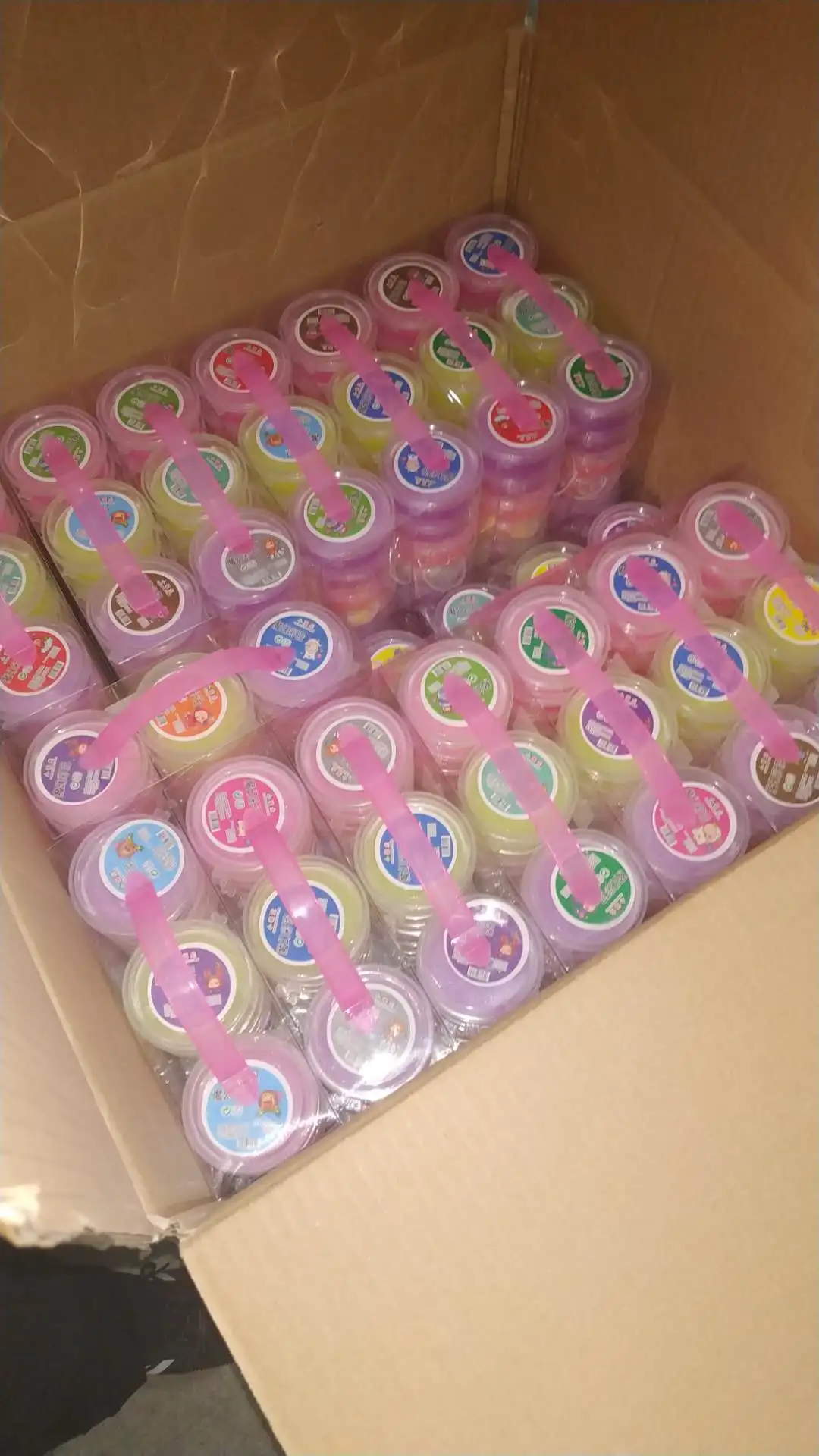 Shining Colourful Crystal Clay Slime Hand Gum Jelly Mud Toy Kids Gifts ...