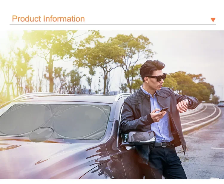 10 Foldable Pe Bubble Silver Aluminum Front Windshield Car Sunshade Car ...