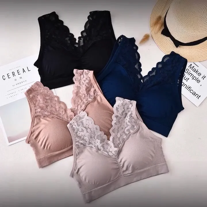 Lace Beautiful Back Wrap Chest Vest Without Steel Ring Anti-failure ...