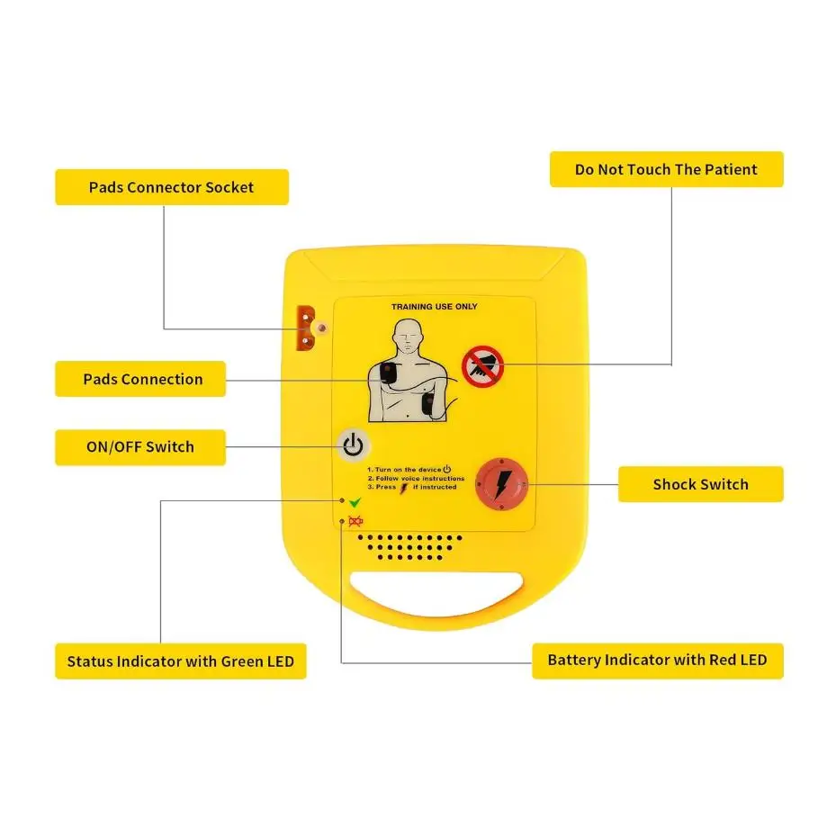 AED Defibrillation Training Model - YL-1409 for Medical Education