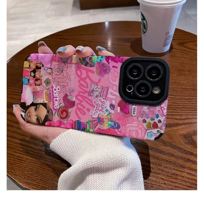 Pink Princess Phone Case For Iphone 14 Pro Max 13 12 7 8 15 Plus ...