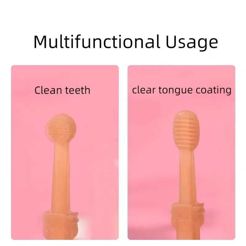 Silicone Baby Soft Toothbrush Oral Care Mouthwash Convenient Chew ...