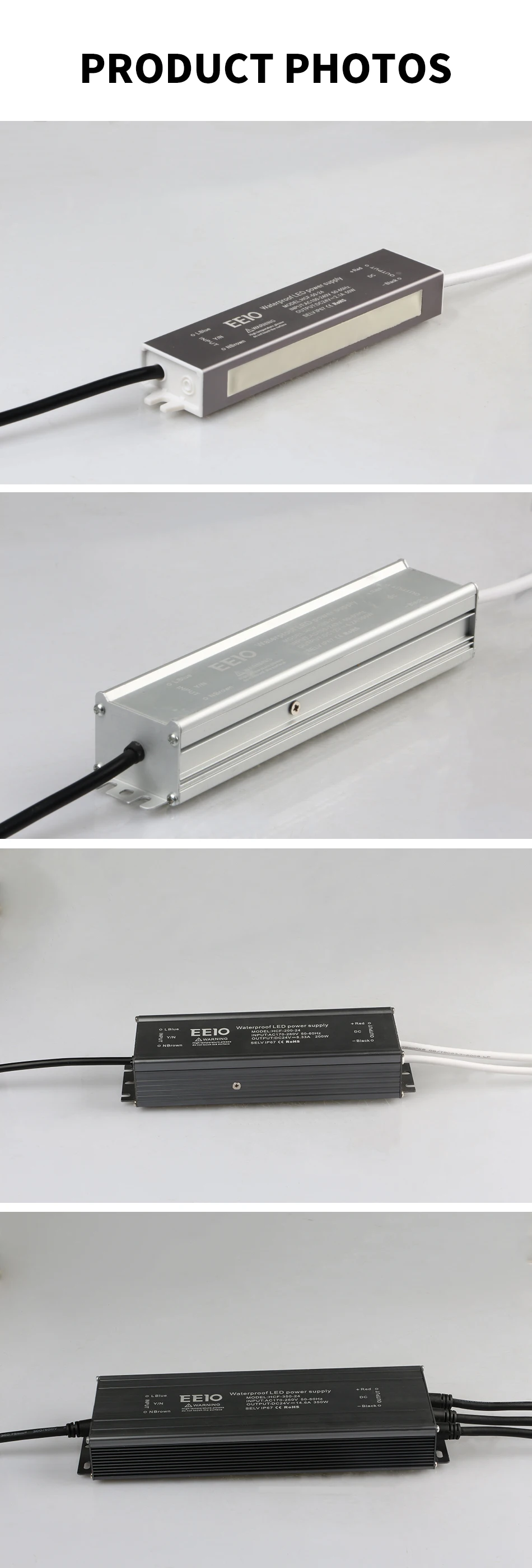 Ip67 Waterproof Transformator 220v To 12v 300w Switching Power Supply ...