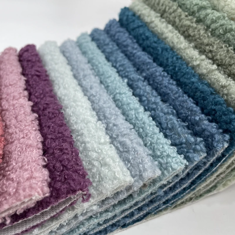 Sofa Fabric Velvet White Teddy Material Boucle Fabric Upholstery Teddy ...