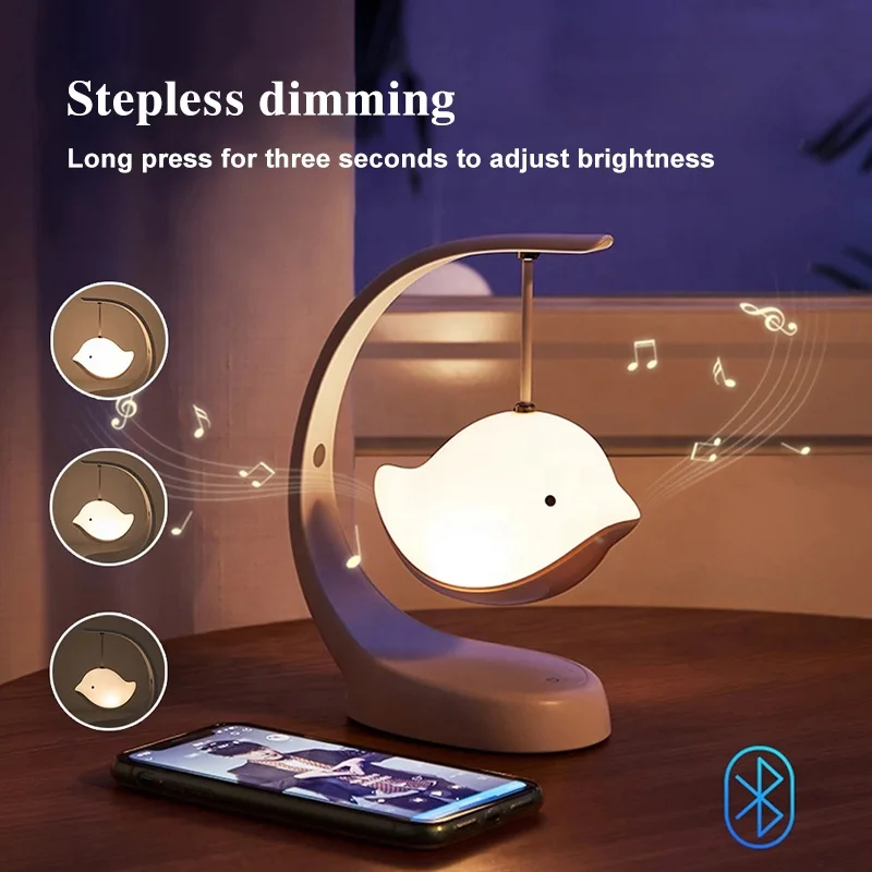 Flying Bird Night Light Adjustable Brightness Color Usb Rechargeable ...