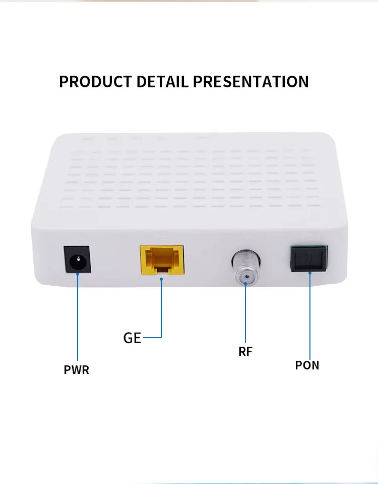 Onu Optical Network Terminal Gpon Ont Xpon 1ge Catv Onu Single Port Onu ...