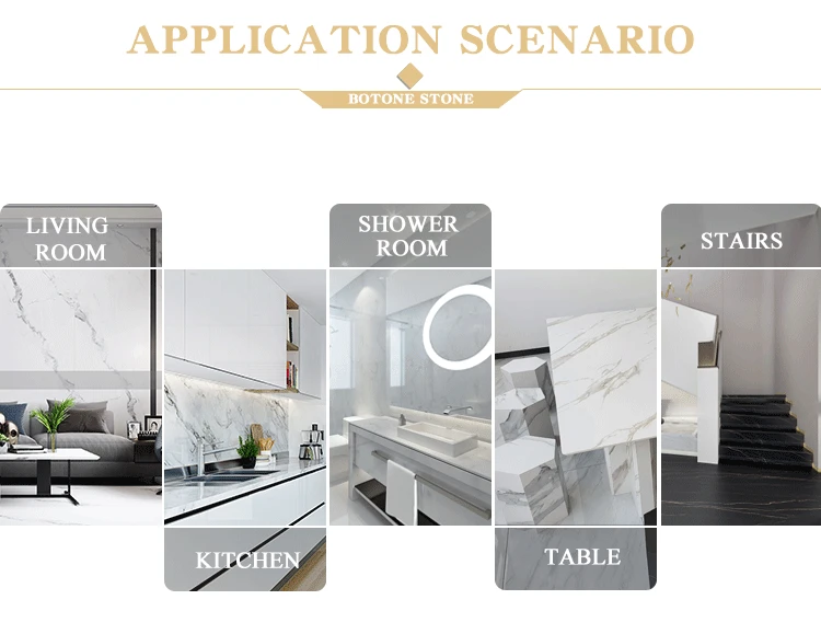 BOTON STONE Modern Kitchen Countertop Slab Cristallo Marble Translucent ...