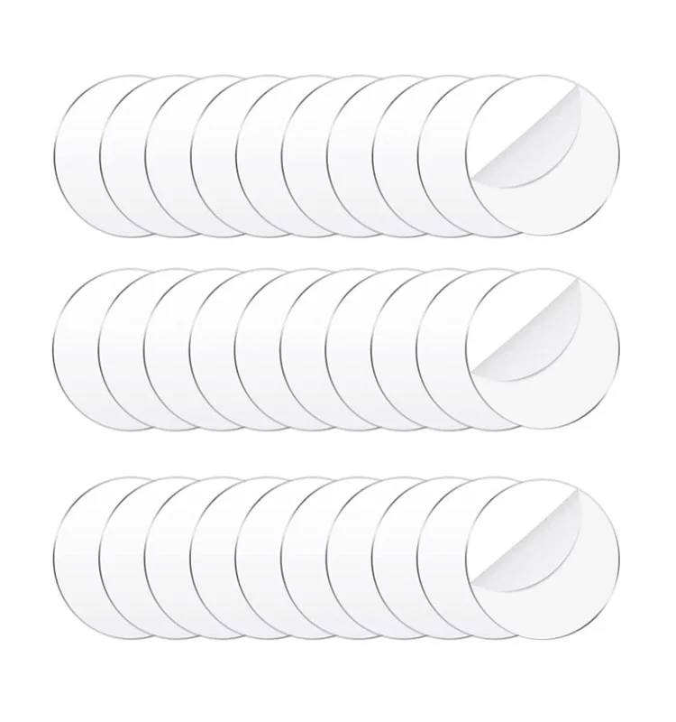 Round Clear Acrylic Circle Blank Transparent Acrylic Disk Circle ...