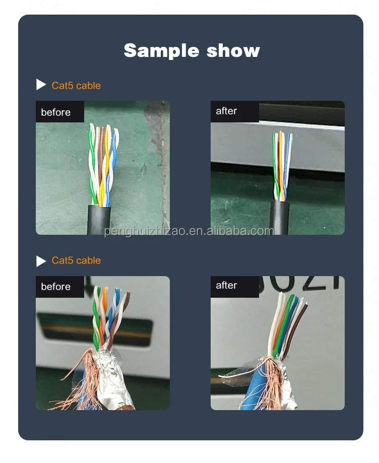 Rj45 Cable Making Machine For Cat6 & Cat56 Wire Production - Oem