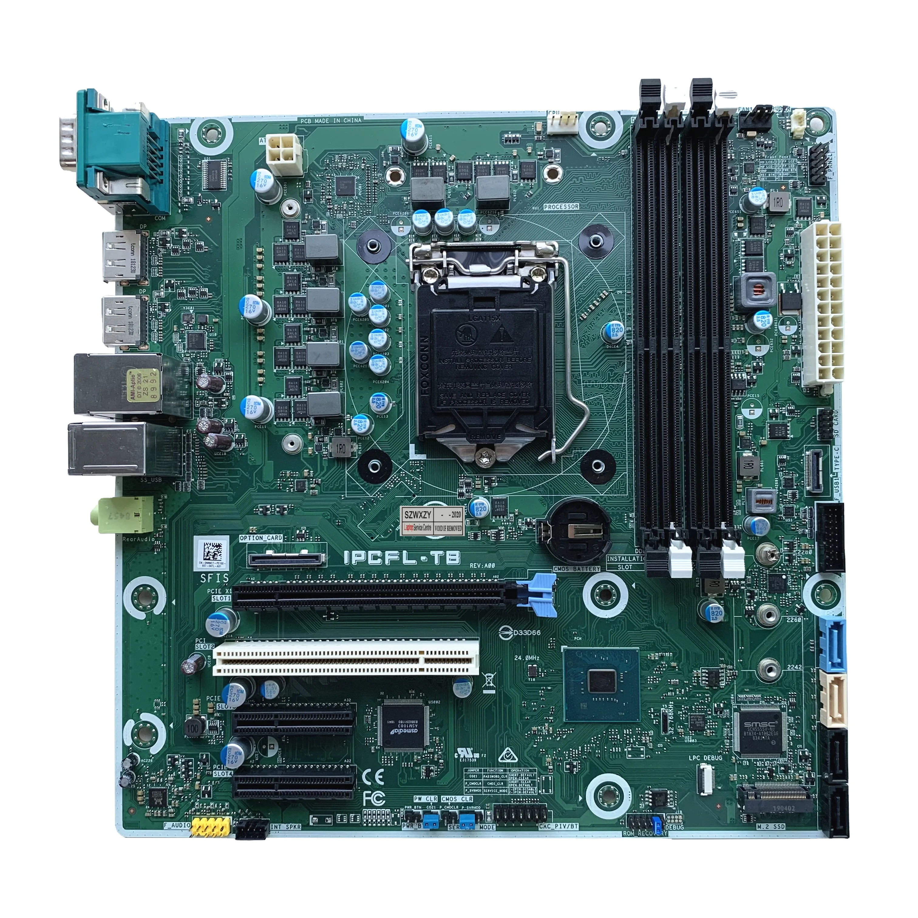 适用于戴尔精密3630塔式主板ipcfl-tb Nnnct 0nnct Cn-0nnnct插座lga 1151 Ddr4 Z370 100% ...
