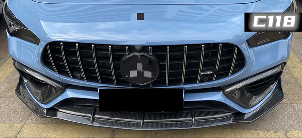 For Benz Cla45s Amg W118 Front Lip Carbon Fiber Fd-style 20-2024 - Buy ...