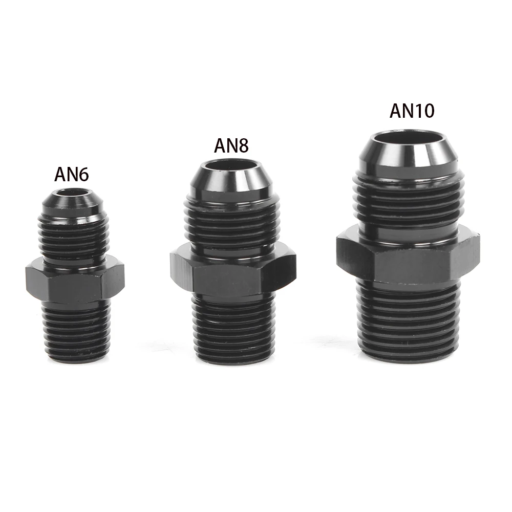 An6 An8 An10 Fuel Hose Flare Connectors - Reliable Adapters