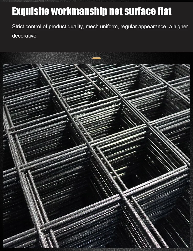 Corrugated Concrete 10 Mm Steel Rebar Welded Wire Mesh Panel - Buy ...