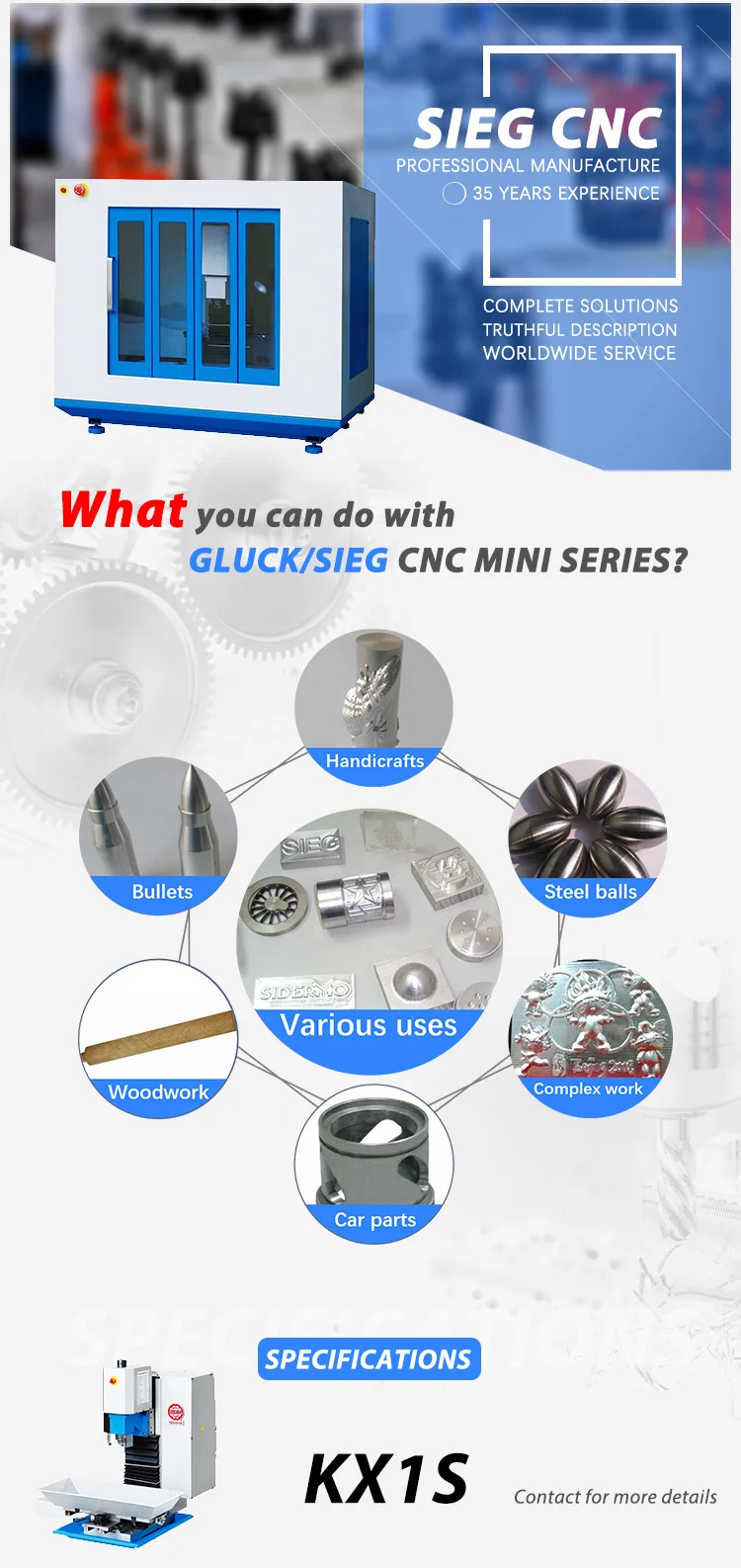 Kx1s-sieg Gluck Educational Cnc Dental Milling Machine Price 4 Axis ...