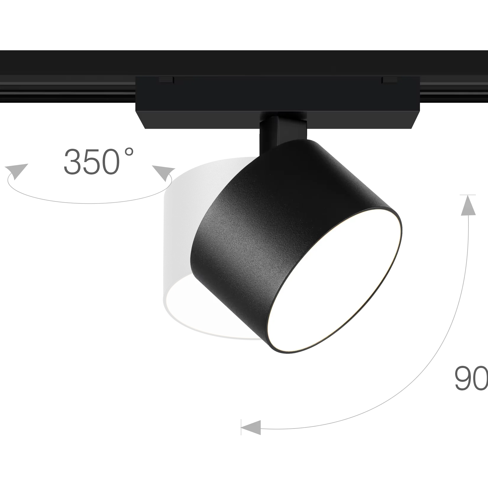 Movable Track Lighting Types Magnetic 48V Recessed Aluminum Light ...