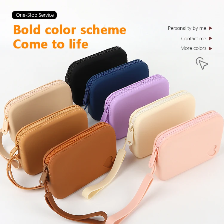 Women Mini Change Purses Luxury Coins Pocket Wallets Card Holder Zipper ...