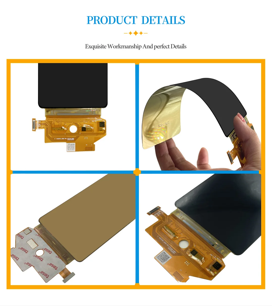 DXQ 6.67" Flexible AMOLED Industrial Touch Screen Display Module ODM